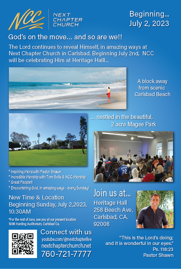 Upcoming Events - Shawn Mitchell - Next Chapter Church